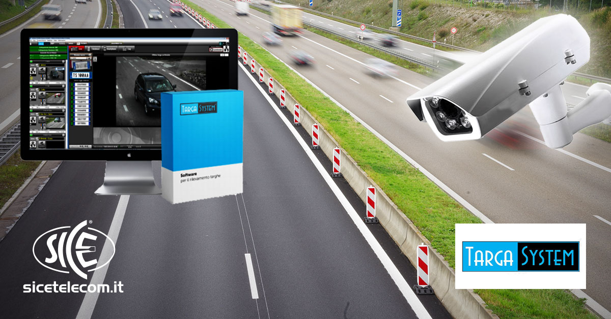 Lettura Targhe e analisi video Targa System - SICE Telecomunicazioni
