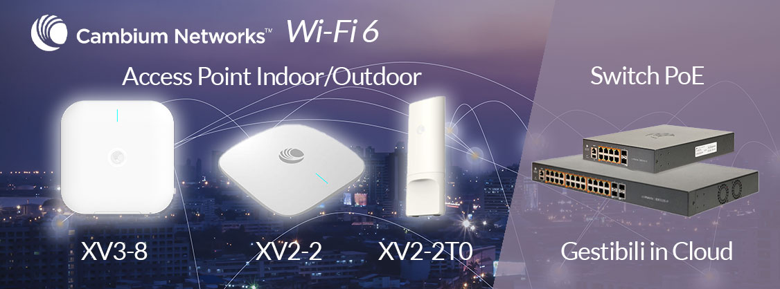 Access Point Wi-Fi 6 e Switch PoE : scegli Cambium, TP-Link, Huawei e ...