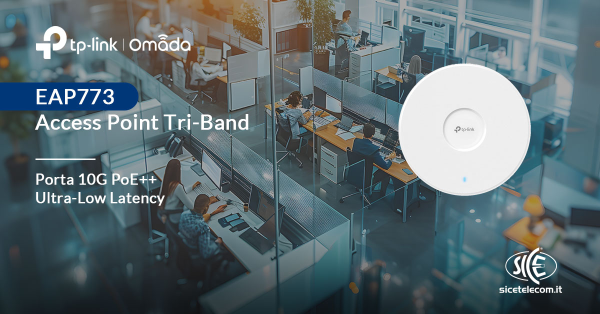 TP-Link Omada EAP773, l'access point Wi-Fi 7 Tri-Band che dà più ...